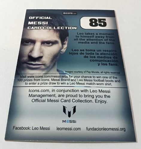 2013 Icons Official Messi Card Collection Limited - #R85 Lionel Messi ...