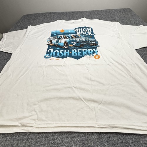 Josh Berry 5XL White JRM NASCAR T-Shirt High Rock Vodka #8 Chevrolet ...