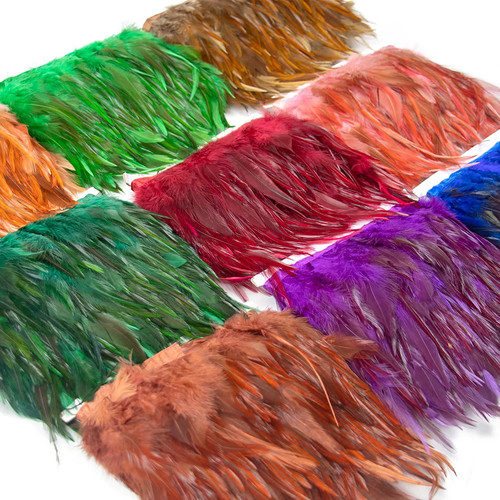 Feathers Trim 1M Rooster Ribbon for Costume Sewing Decoration | eBay