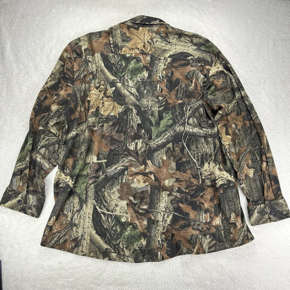 RedHead Mesh Camo Shirt Men’s 3XL Long Sleeve Timber Vented Hunting ...