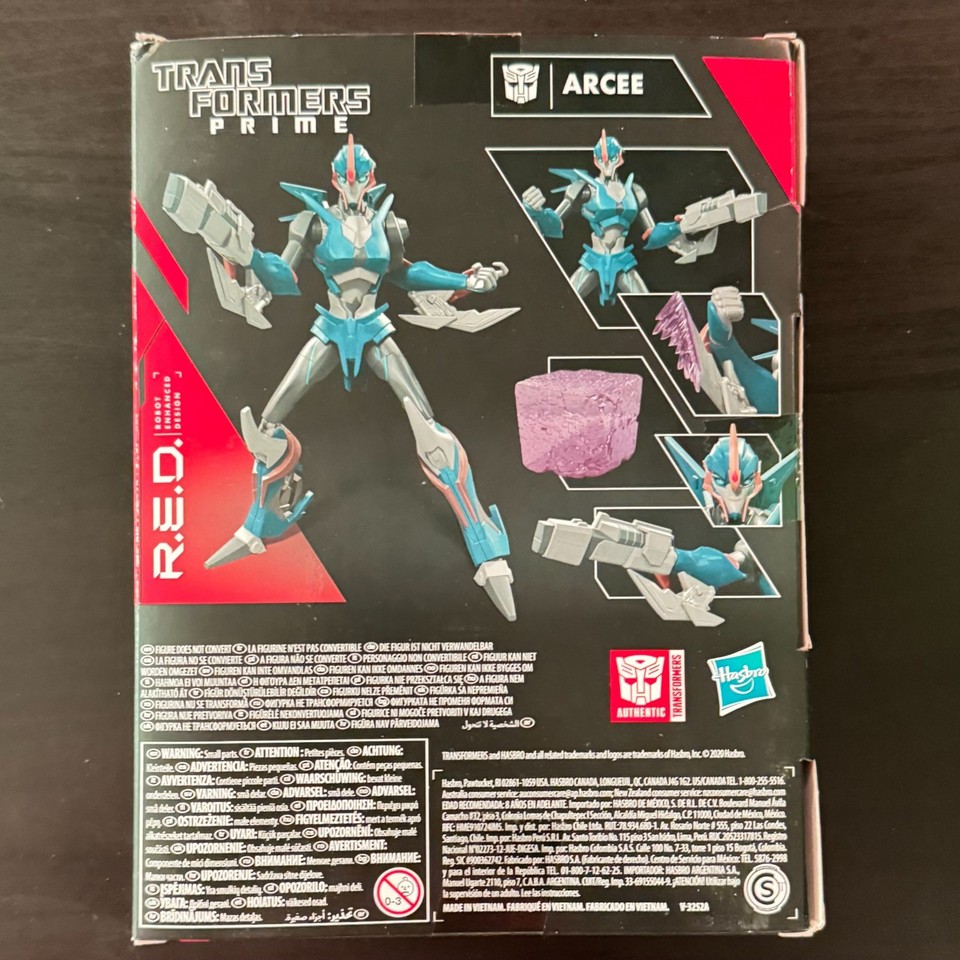 Hasbro Transformers Prime RED R.E.D. Arcee Robot Enhanced Design | eBay