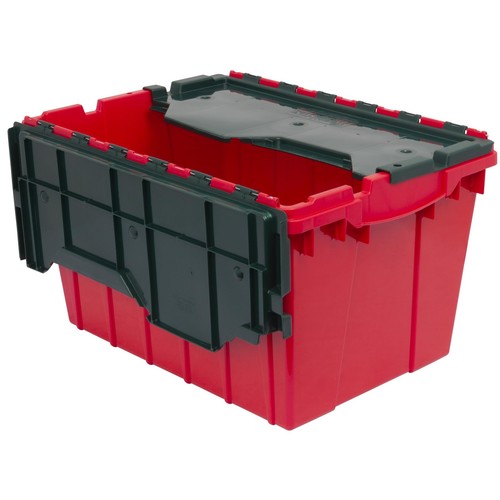 KeepBox 12 Gallon Storage Container, Nesting and Stackable Plastic ...