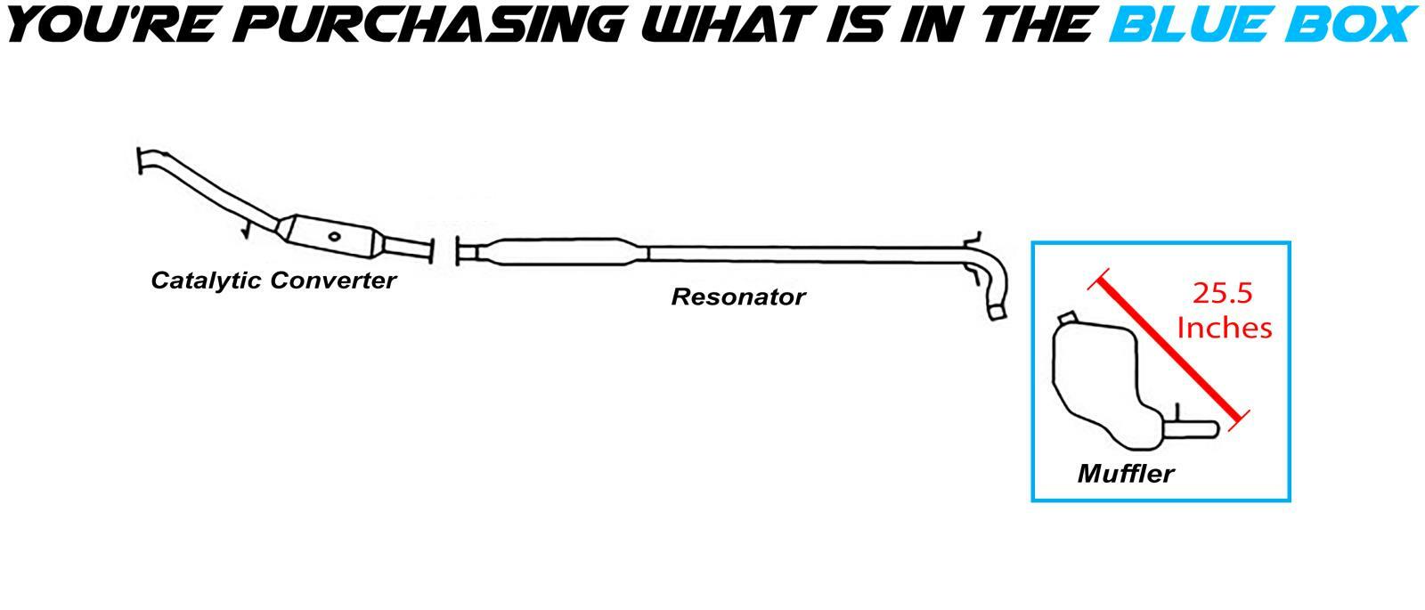 Rear Stamp Exhaust Muffler Fits: 2001-2009 Volvo S60 V70 XC70 | eBay