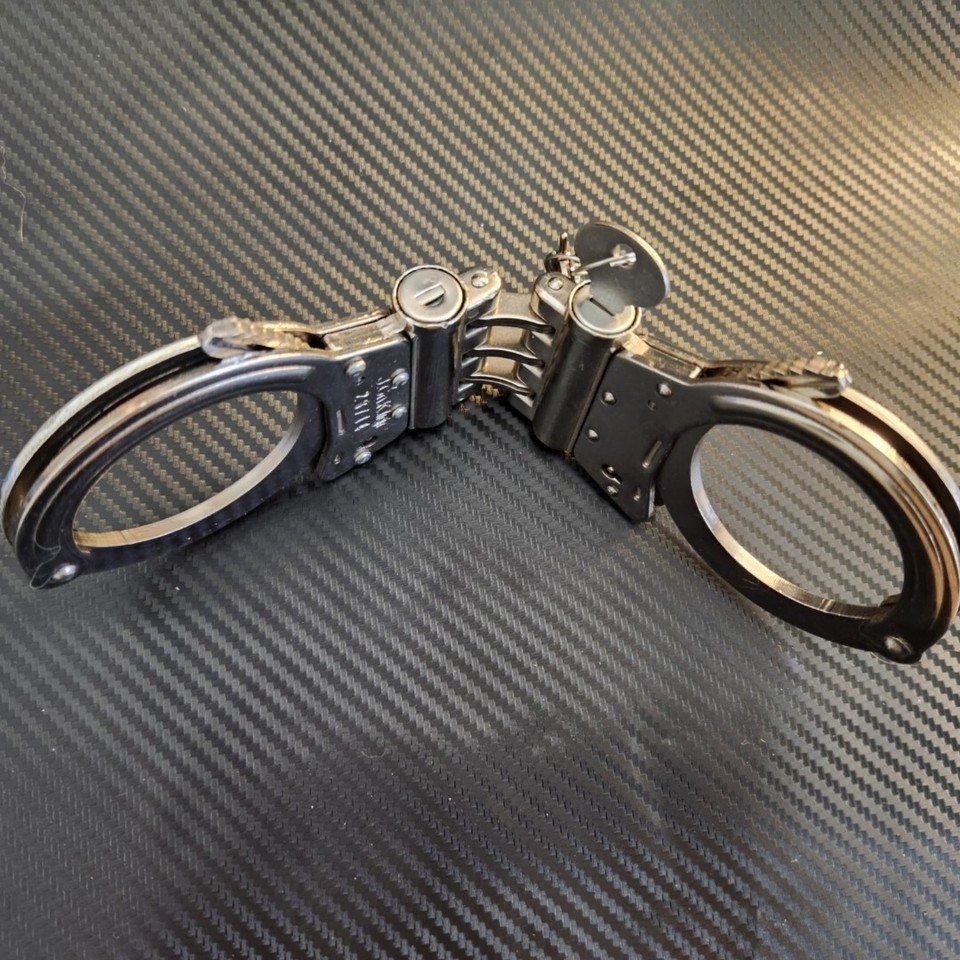 High Security Professional Handcuffs, New with 4 Keys and 4 Locked ...