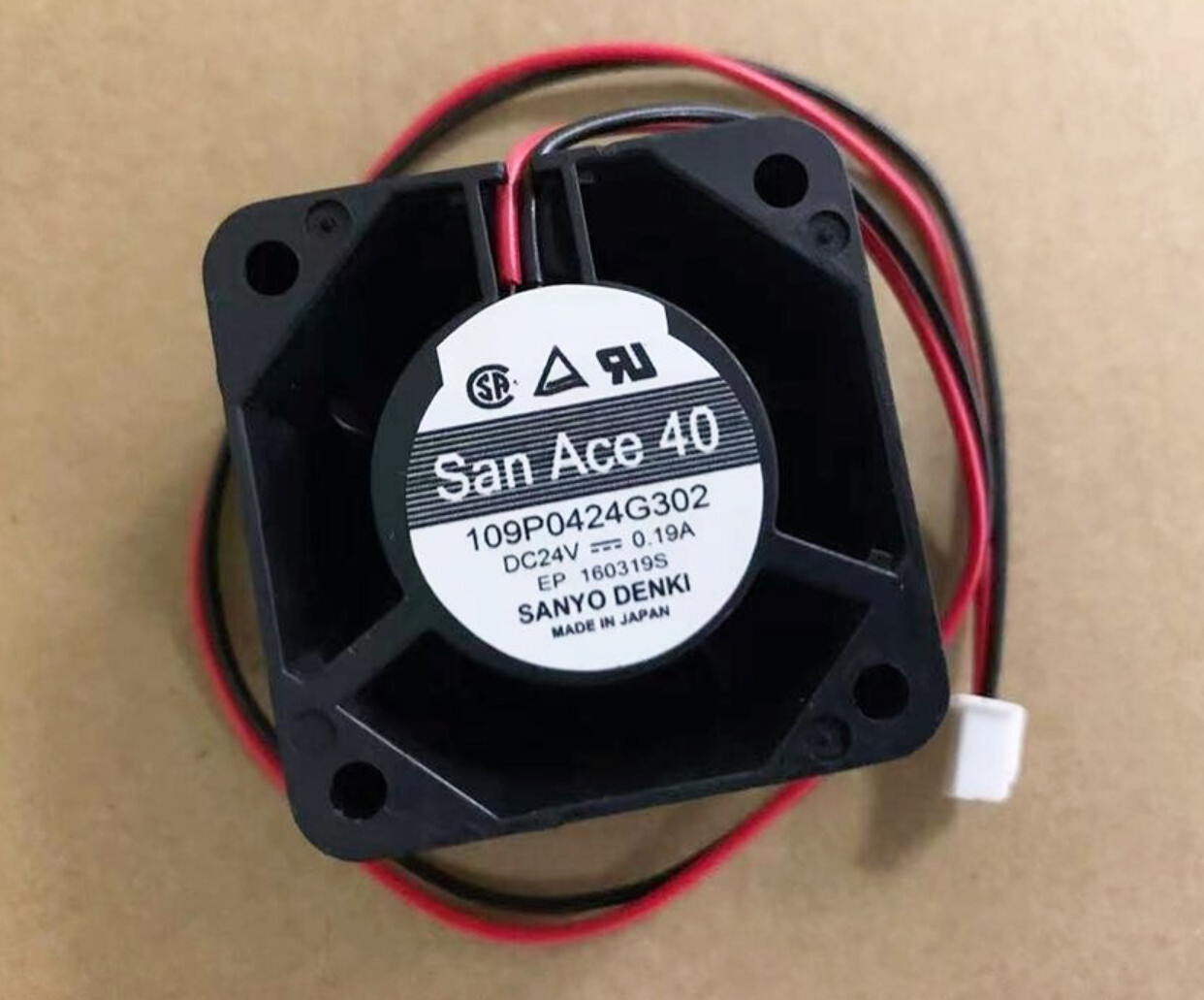 San Ace 40 cooling fan 109P0424G302 DC24V 0.19A 4CM 4028 2-wire | eBay