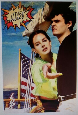 LANA DEL REY NFR! NORMAL F*CKING ROCKWELL 24x36 POSTER MUSIC ALBUM ...