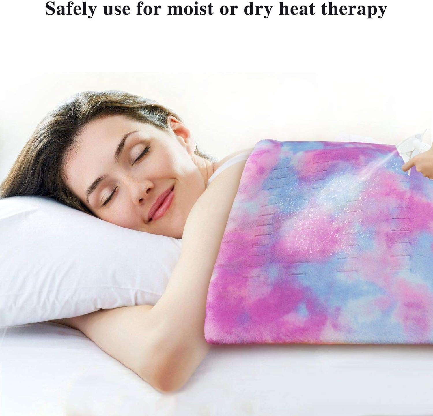 ZXU Pink Heating Pad XL King Size - Extra Large 12” x 24” Heating Pad ...