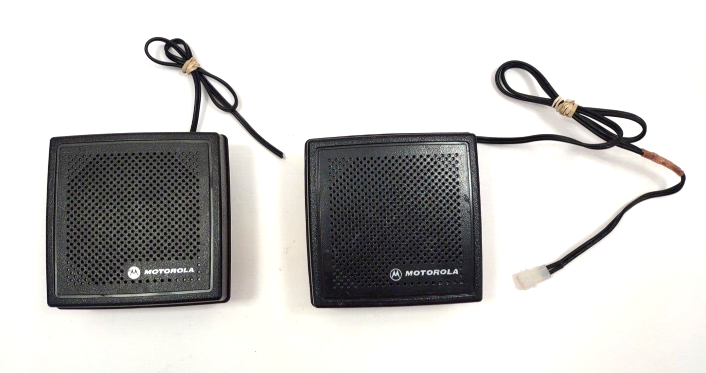 Lot of 2 Motorola HSN4031B External Speaker Radio Two Way | eBay