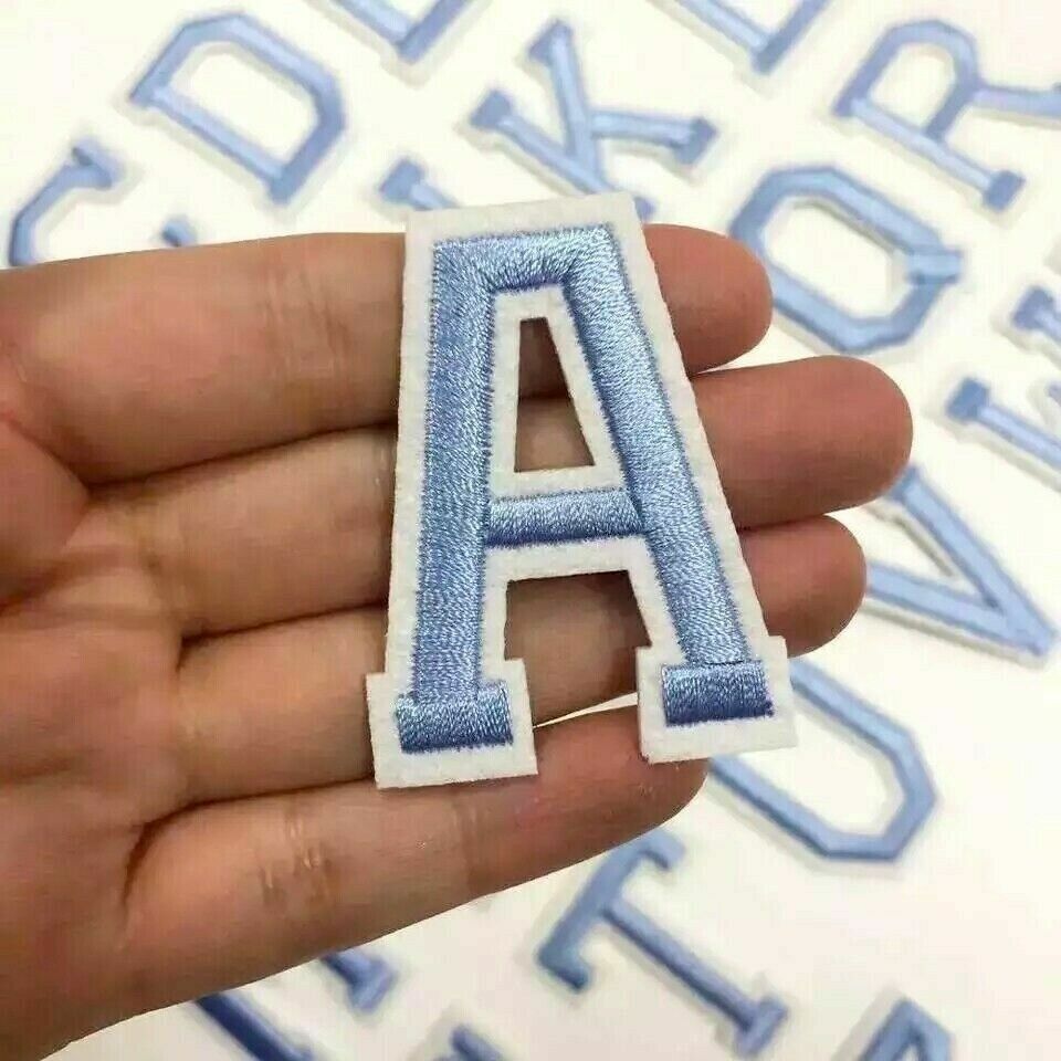 Sew On Embroidered Letters