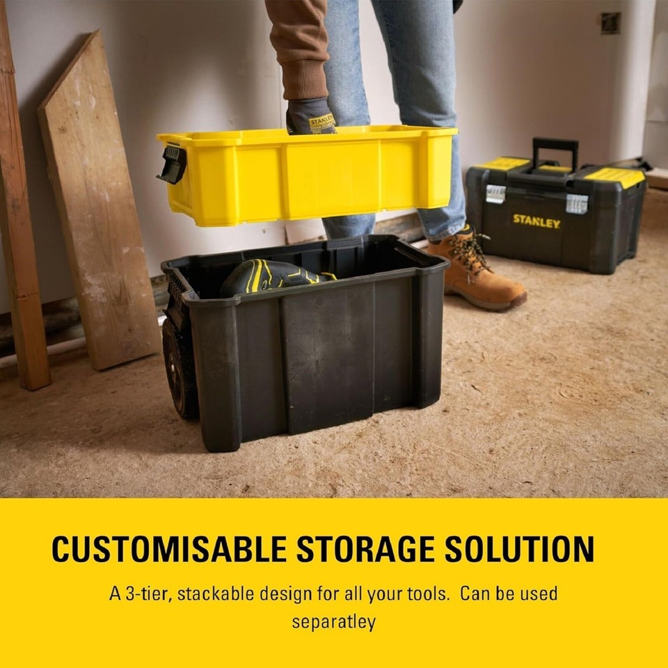 Extra Large Tool Box On Wheels Rolling Mobile Work Centre Heavy Duty ...