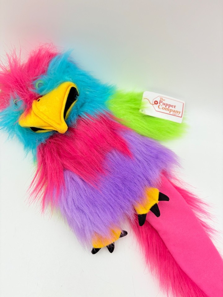 The Puppet Company Bird Puppet Rainbow Bird of Paradise Tags 12" | eBay ...