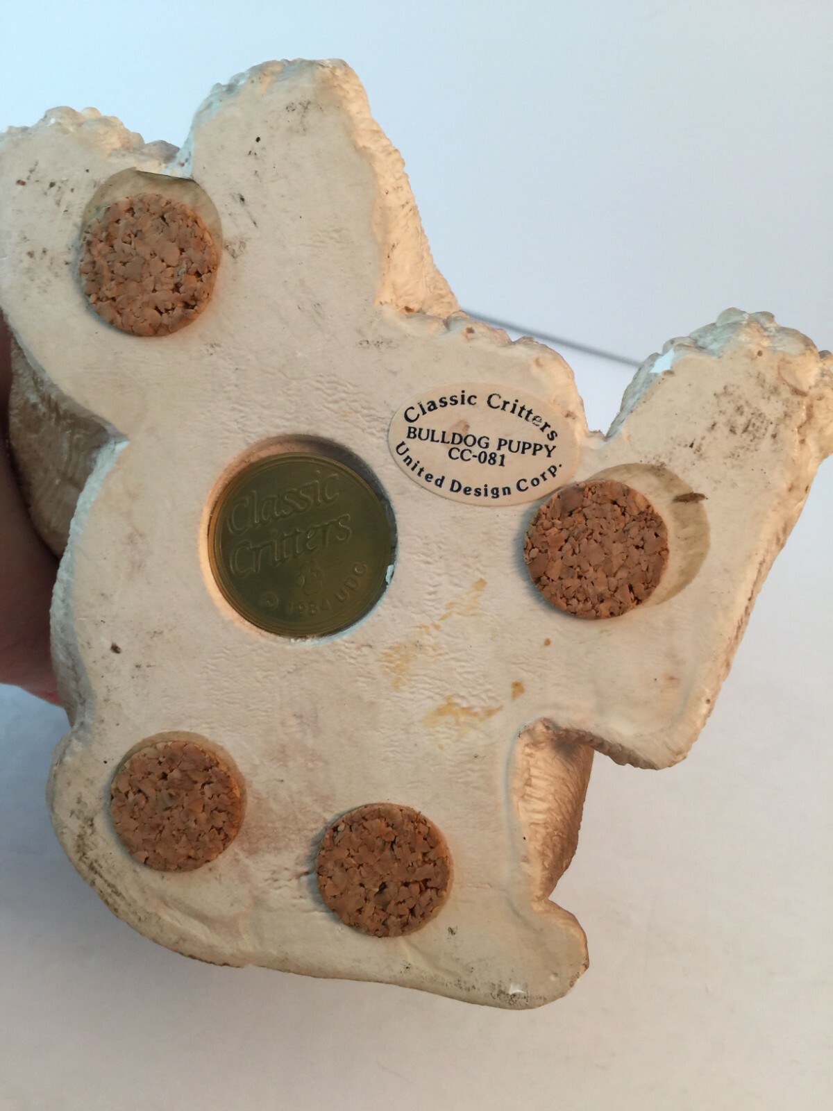 Vintage Classic Critters Bulldog Puppy-CC-081-1984-United Design Corp ...