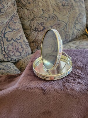 Vintage Compact Mirror made in Japan with Hangable Stand | eBay