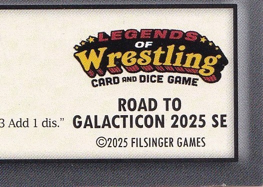 Filsinger Games Road To Galacticon 2025 LANNY POFFO (GENIUS) Wrestler Card | eBay