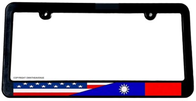 USA American Taiwan World Flag Country License Plate Frame | eBay