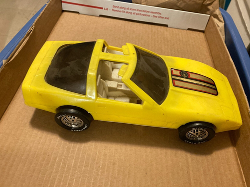 Gay Toys Inc. Yellow Chevrolet Corvette Plastic T-top | eBay