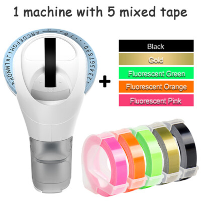 Dymo Embosser Tape Home Embossing Label Maker Office Labeling Omega ...