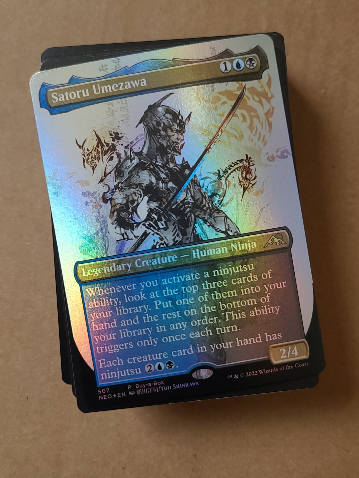 Custom Commander Deck ~ Ninjas ~ Satoru Umezawa ~ EDH MtG 100 Card Deck ...