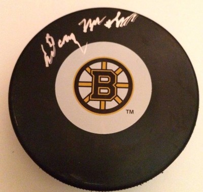 Doug Mohns Autographed Boston Bruins Hockey Puck NHL SGC | eBay