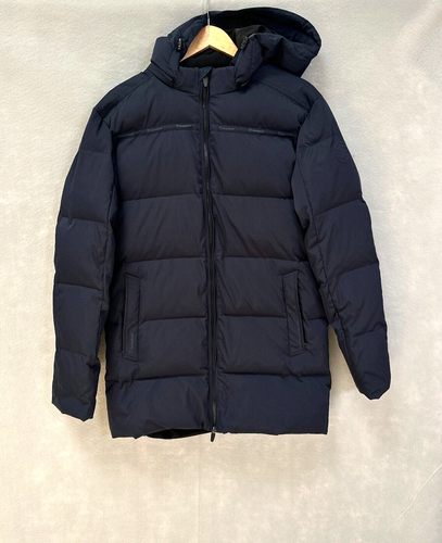 Samshield Jacket Mens Large Blue St Moritz Full Zip Hooded Puffer ...