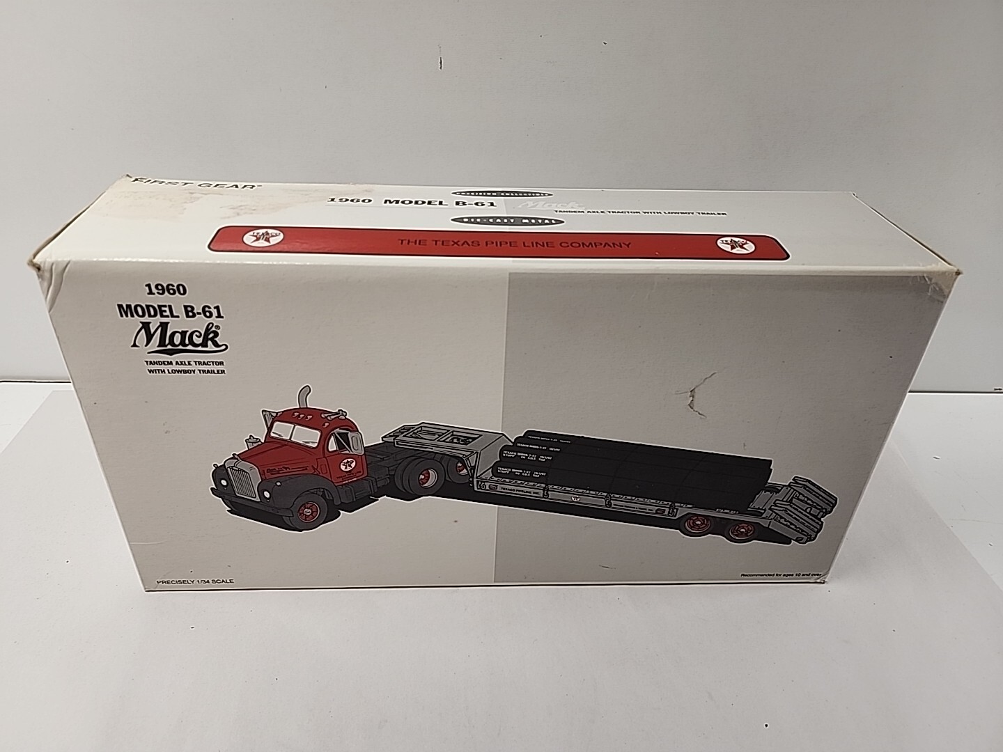 1st Gear 1960 Model B-61 Mack Tractor Trailer Mack Trucks 1:34 Texaco ...