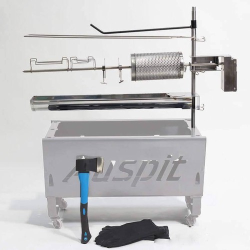 Auspit Gold Portable Spit Rotisserie Package (Firepit Not Included) | eBay