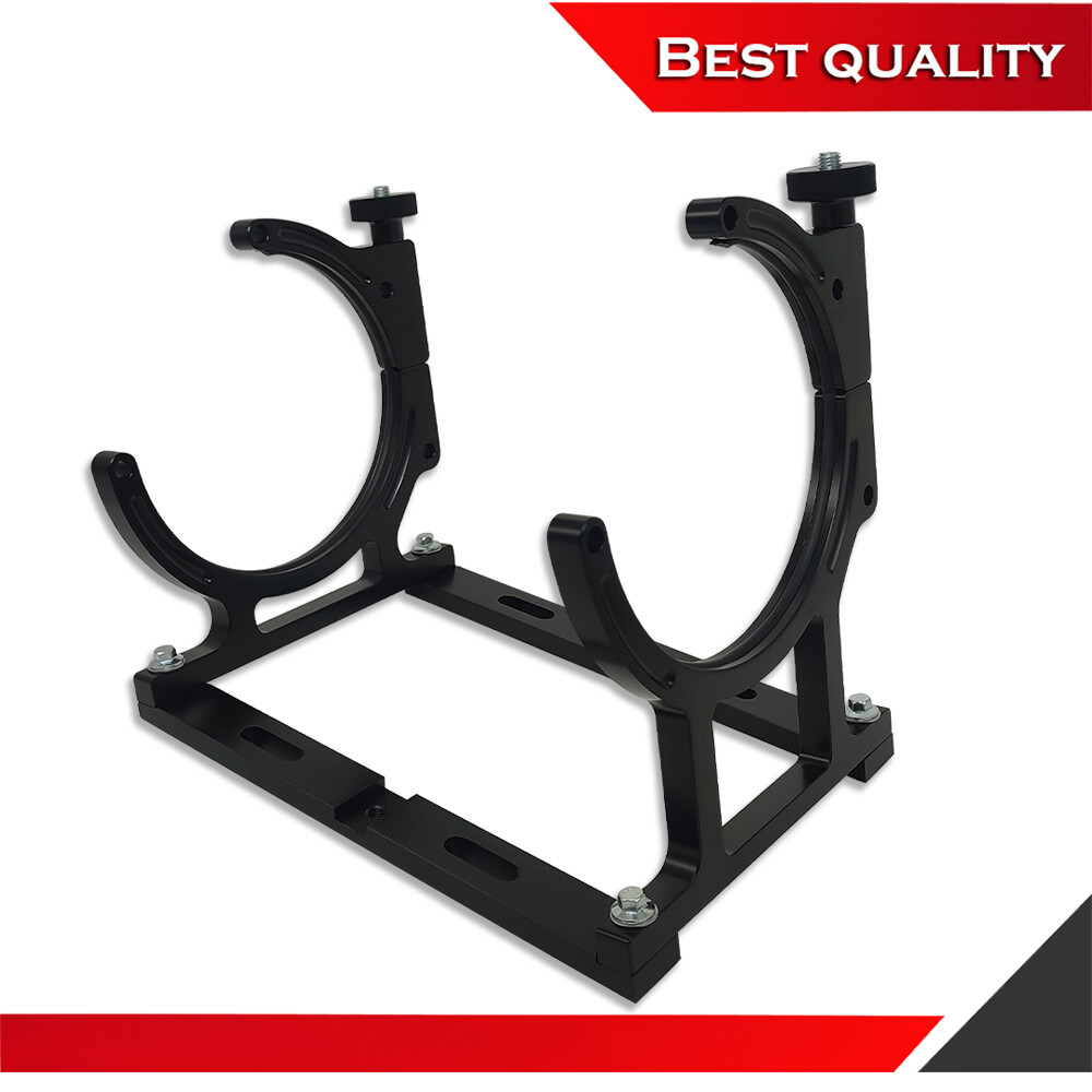 Black Aluminum 7" Nitrous Oxide Single Bottle Holder Bracket Suits ...