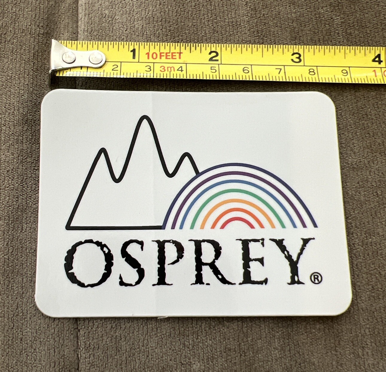 Osprey Backpacks Rainbow Sticker/Decal Outdoor Hiking Backpack Approx 3 ...
