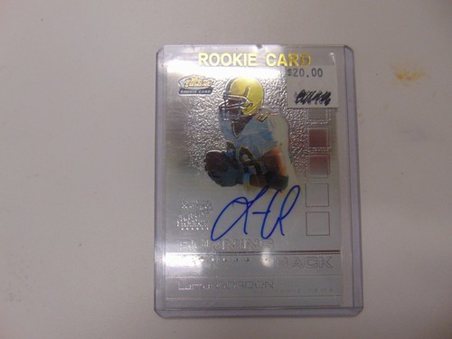 FOOTBALL CARD LAMAR GORDON SIGNED CERTIFIED AUTOGRAPH ST LOUIS RAMS ...