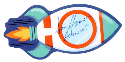 Charles Sam Gemar NASA Astronaut Army Colonel Signed Autograph 3.75x8 ...