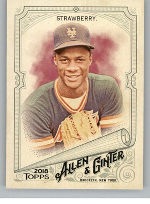 2018 Allen and Ginter #338 Darryl Strawberry Mets NM-MT (SP - Short ...