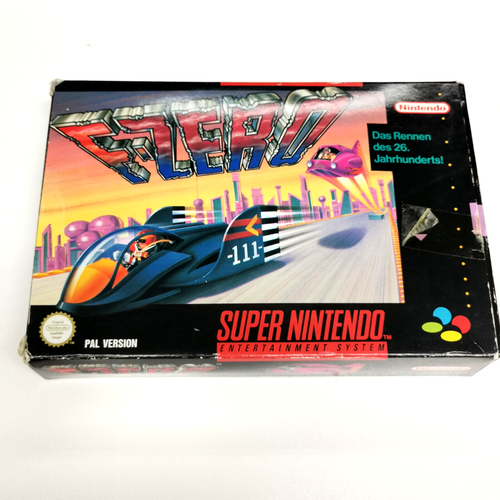Nintendo Snes Game - F-Zero (Boxed / Cib )( Pal) 11979562 Supernes ...