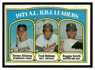 1972 Topps #88 1971 A.L. R.B.I. Leaders Killebrew/Robinson/Smith | eBay