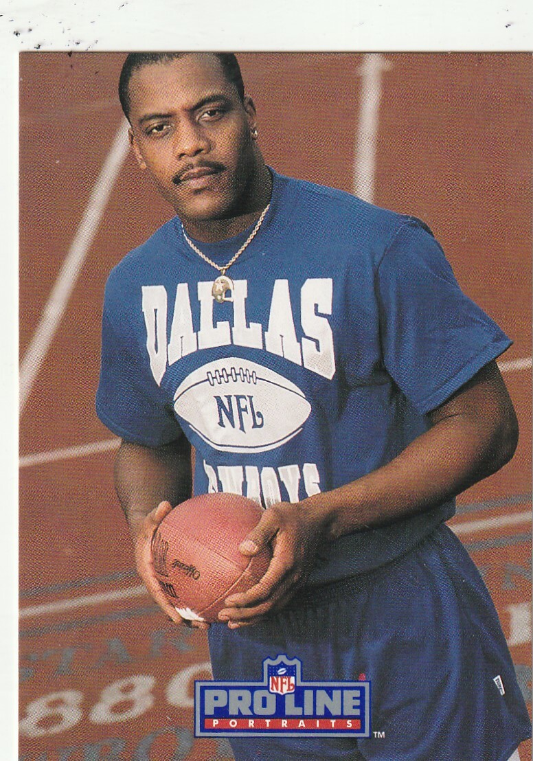 FREE SHIPPING-MINT-1991 Pro Line Portraits Issiac Holt #35 COWBOYS ...