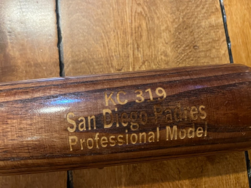 1990'S SAN DIEGO PADRES MIGHTY BAT COMPANY Professional Game Used Bat ...