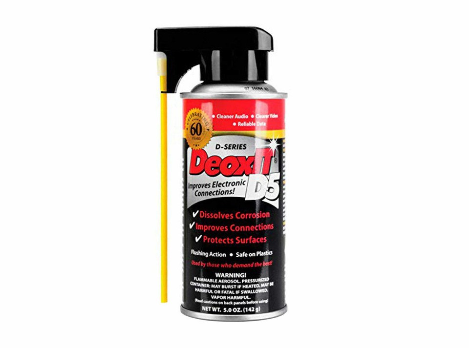 Hosa Technology D5S-6 CAIG DeoxIT D5 5% Spray 5oz Contact CLEANER - NEW ...