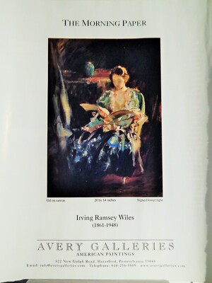 IRVING RAMSEY WILES / JOHN ENSER ART PIECES ORIG VTG 2003-2 ...