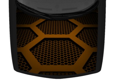 Hexagon Pattern Hood Truck Wrap Vinyl Car Graphic Decal 58x65" 3D Look ...