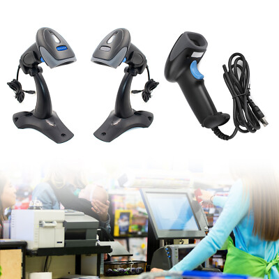 1D+2D Portable Handheld USB Port Laser Barcode Scanner Bar Code Reader ...