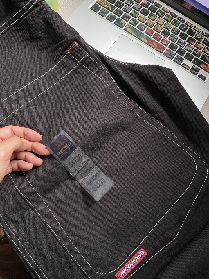 Deadstock Jnco Boxing Glove Jeans Vintage 90s Y2K Black No Flaw Read ...