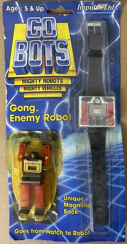 Sealed 1984 Tonka Impulse Go Bots Gong Enemy Robot Collectible Watch | eBay