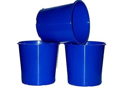 10 Blue Offering Buckets, Ice Buckets, Donation Bucket Mfg. USA Lead ...
