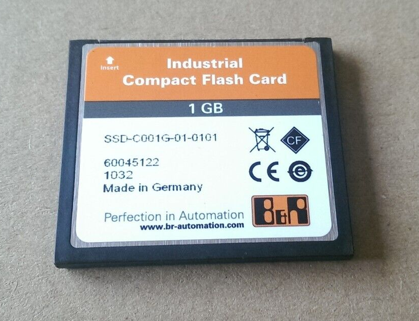 B&R B+R 1 GB 5CFCRD.1024-04 Industrial Compact Flash Card SSD-C001G-01 ...