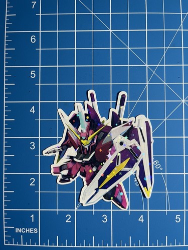 1PC Mecha Holographic Sticker.laptops/skateboards/boxes.Waterproof ...