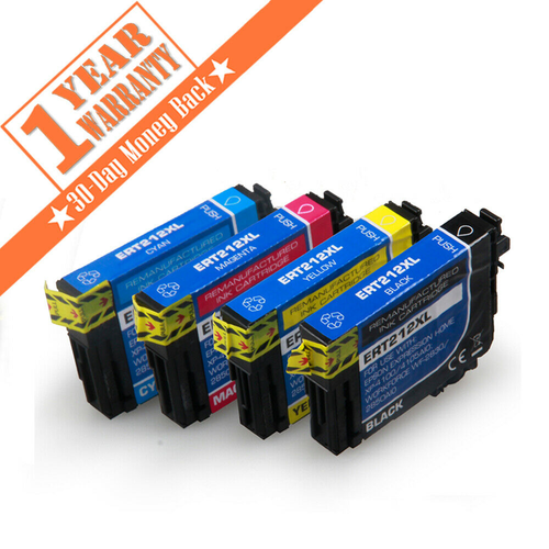 T212XL 212XL 4PK Compatible Epson Ink Cartridges for Workforce WF-2830 ...