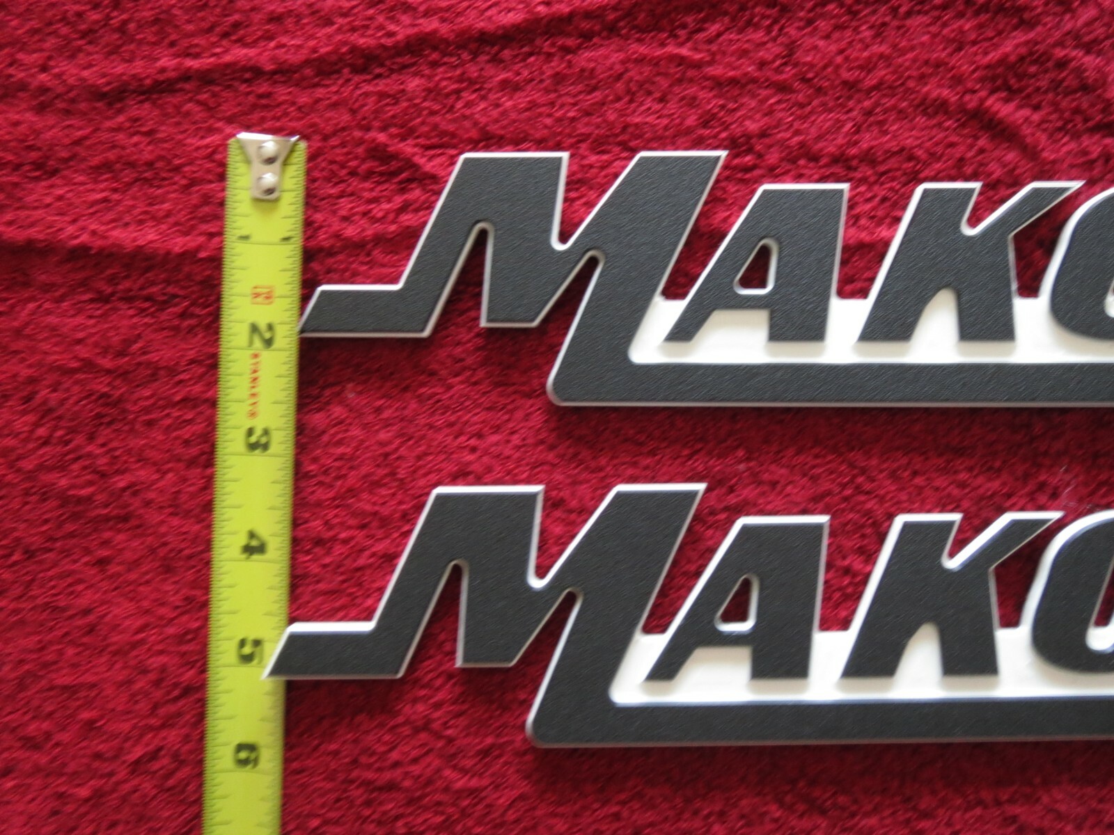 Mako Boat Emblems / Badges (Small) 2-3/8" High | eBay