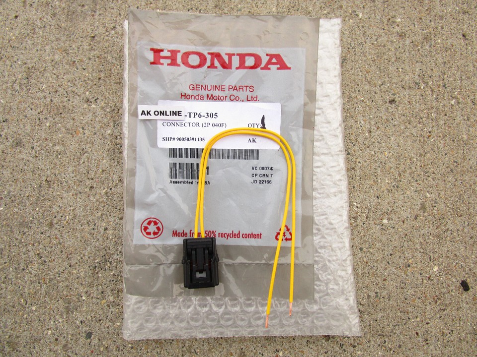 2016-2018 Honda Pilot Rear Tail Light Back Up Light Pigtail Connector ...