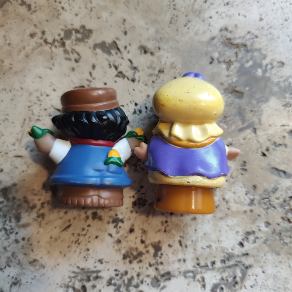 Fisher-Price Little People Disney Aladdin and Farmer Roberto Toy Mini ...
