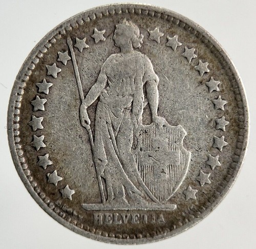 1920 Switzerland Swiss 1/2 Half Franc Silver Coin | Fine Collectable ...