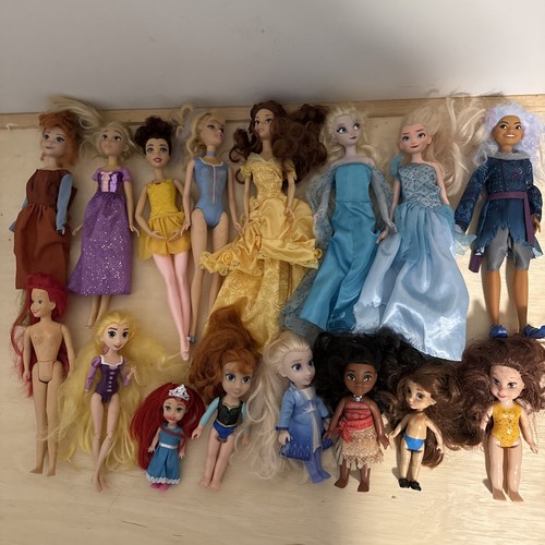 Lot of 16 Disney Princess Dolls NEED TLC | eBay